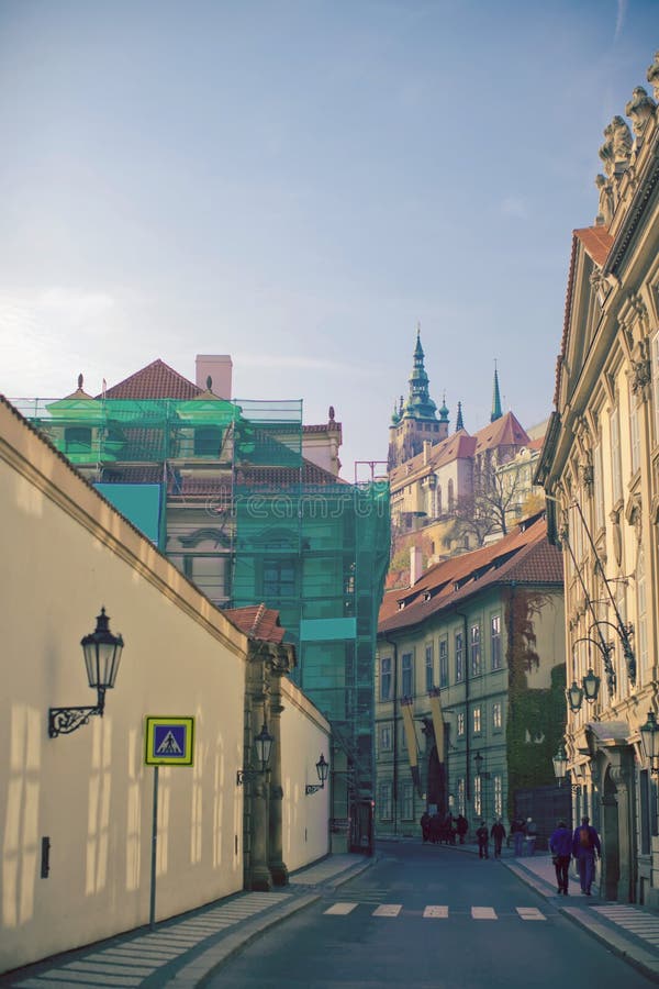 Picturesque Streets of European Cities Stock Photo - Image of access ...