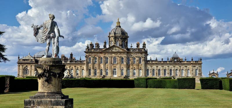Picturesque View of Castle Howard in England. Stock Image - Image of ...