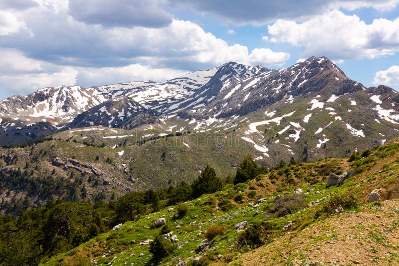 Picturesque View of Mountains on the Border of Konya and Isparta ...