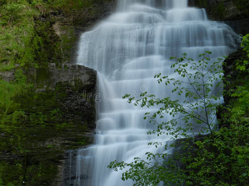 Picturesque waterfall stock photo. Image of rocky, picturesque - 1160984