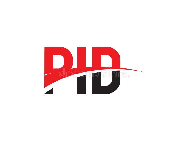 PID Letter Initial Logo Design Vector Illustration Stock Vector ...