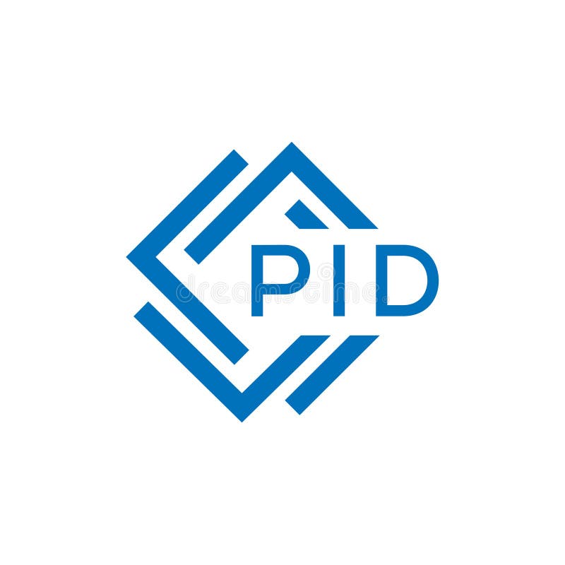 PID Letter Logo Design on White Background. PID Creative Circle Letter ...