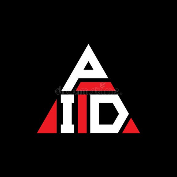 PID Triangle Letter Logo Design with Triangle Shape. PID Triangle Logo ...