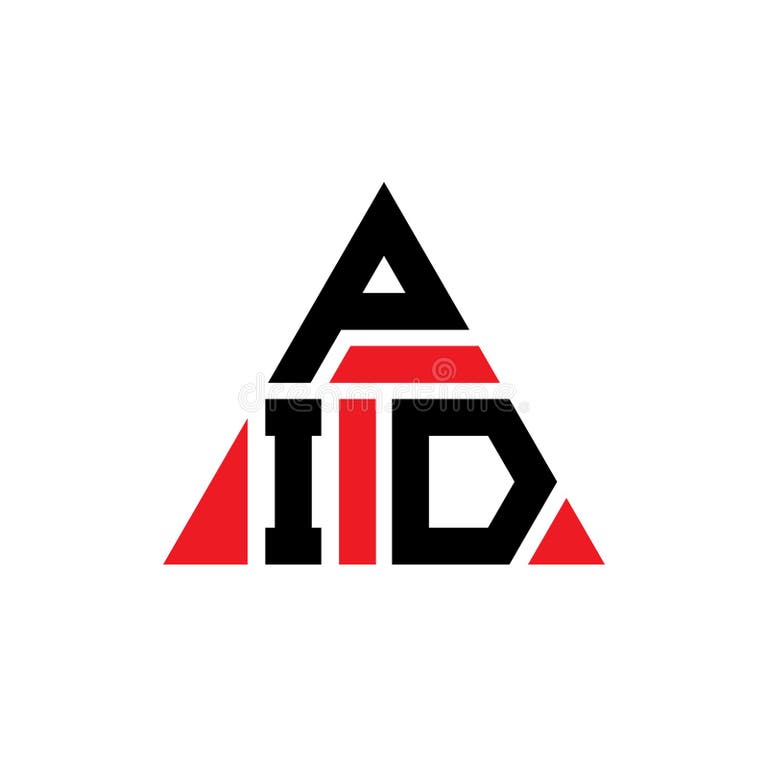 PID Triangle Letter Logo Design with Triangle Shape. PID Triangle Logo ...