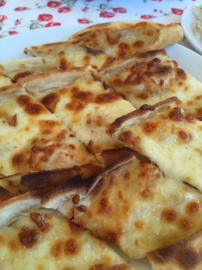 Pide that is Traditional Turkish Food Stock Photo - Image of cheese ...