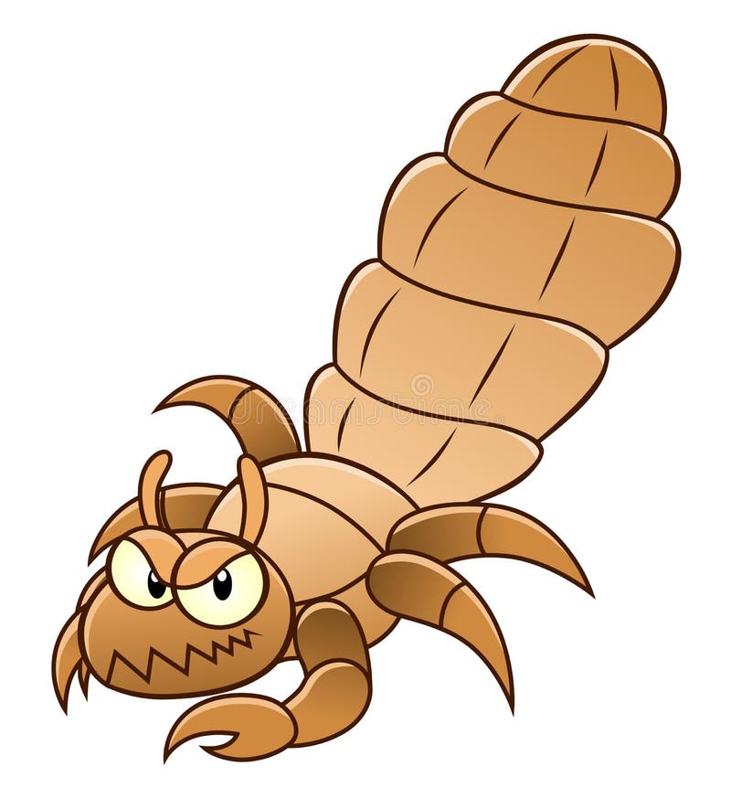 Pidocchio del fumetto illustrazione vettoriale. Illustrazione di ...