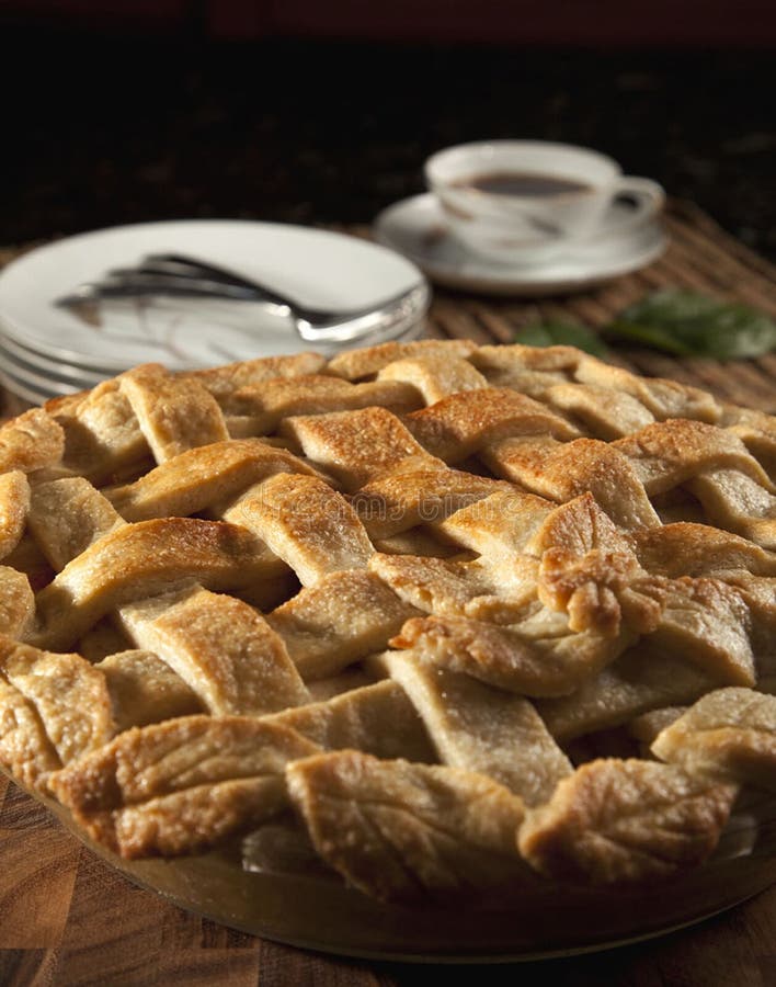 Apple Pie stock photo. Image of golden, food, goods, delicious - 21198616