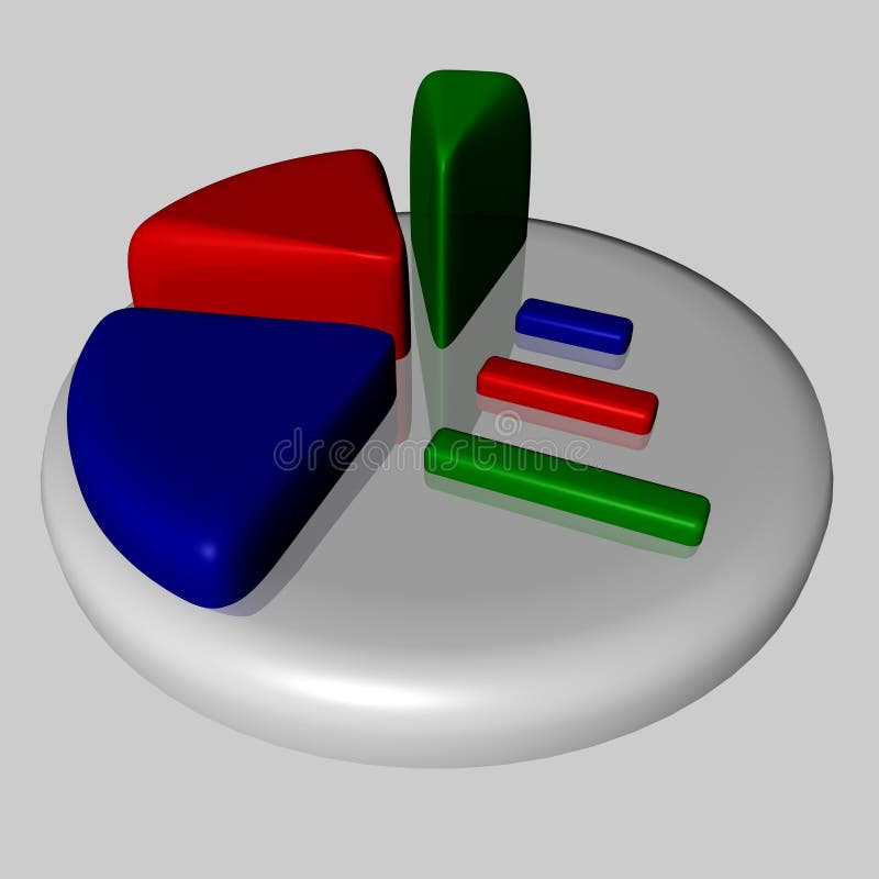 Pie Chart stock illustration. Illustration of graph, diagram - 12605452