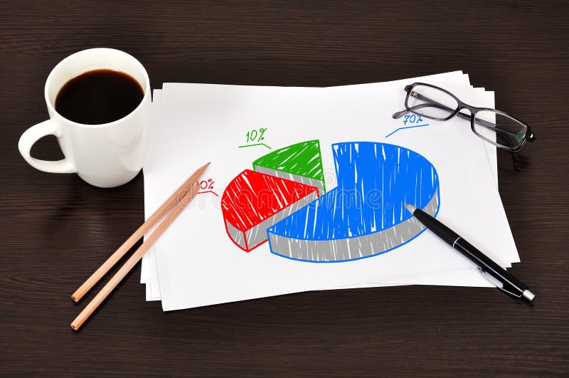 Pie chart stock image. Image of asia, accounting, earth - 27918047