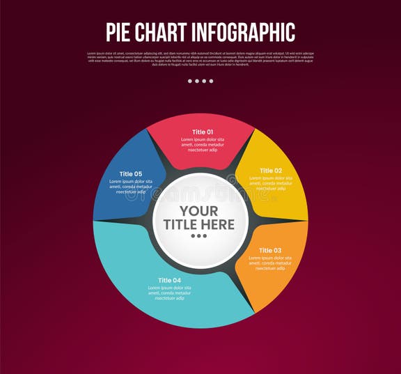 Pie Chart Base Template Infographic with Creative Unbalance Piechart ...