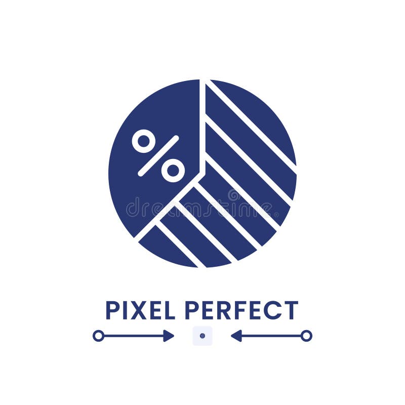 Pie Chart Black Solid Desktop Icon Stock Vector - Illustration of ...