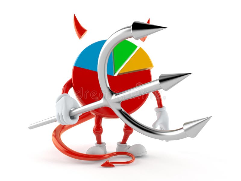 Devil Up Chart Horizontal Table Shape Character Stock Vector ...