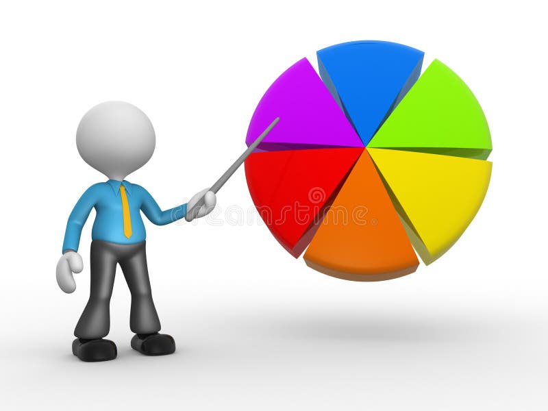 4+ Man pointing pie chart Free Stock Photos - StockFreeImages