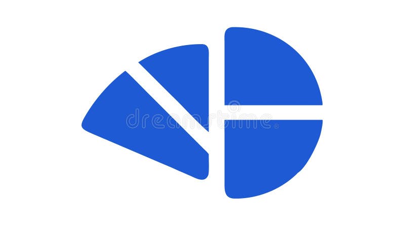 Pie Chart Data Visualization Analysis Icon , Vector Design Generative ...