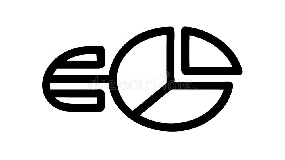 Pie Chart Data Visualization for Clear Statistical Analysis, Vector ...