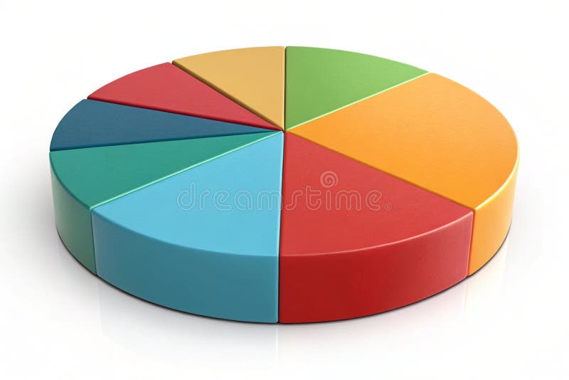 Pie Chart Depicting Market Share Distribution - Generated by Ai Stock ...