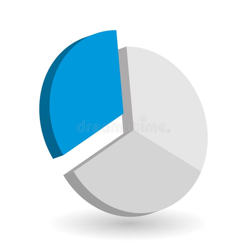Pie Chart Vector Design Element Stock Vector - Illustration of design ...