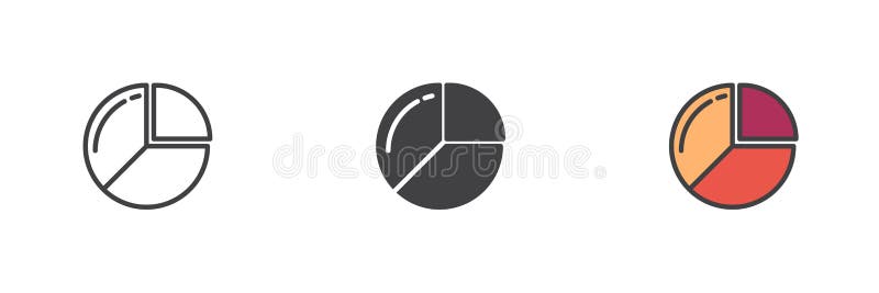 A Pie Chart Different Style Icon Set Stock Vector - Illustration of ... A Pie Chart Different Style Icon Set Stock Vector - Illustration of ...