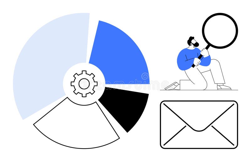 Magnifying Glass Envelope Stock Illustrations – 6,926 Magnifying Glass Envelope Stock ...