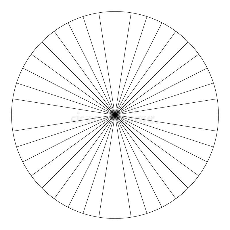 Pie Chart, Pie Graph Circle Circular Diagram from 2 To 65 Sections ...