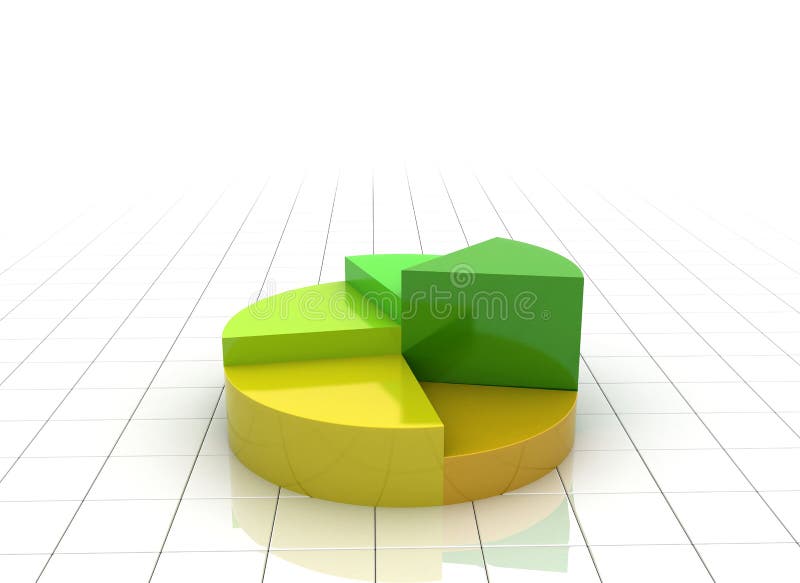 Pie Chart Graph Illustration Stock Illustration - Illustration of ...