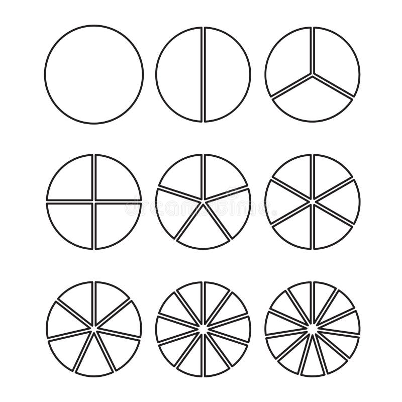 Pie Chart or Graphic, Precieuse Part of Circle Infographic Stock Vector ...