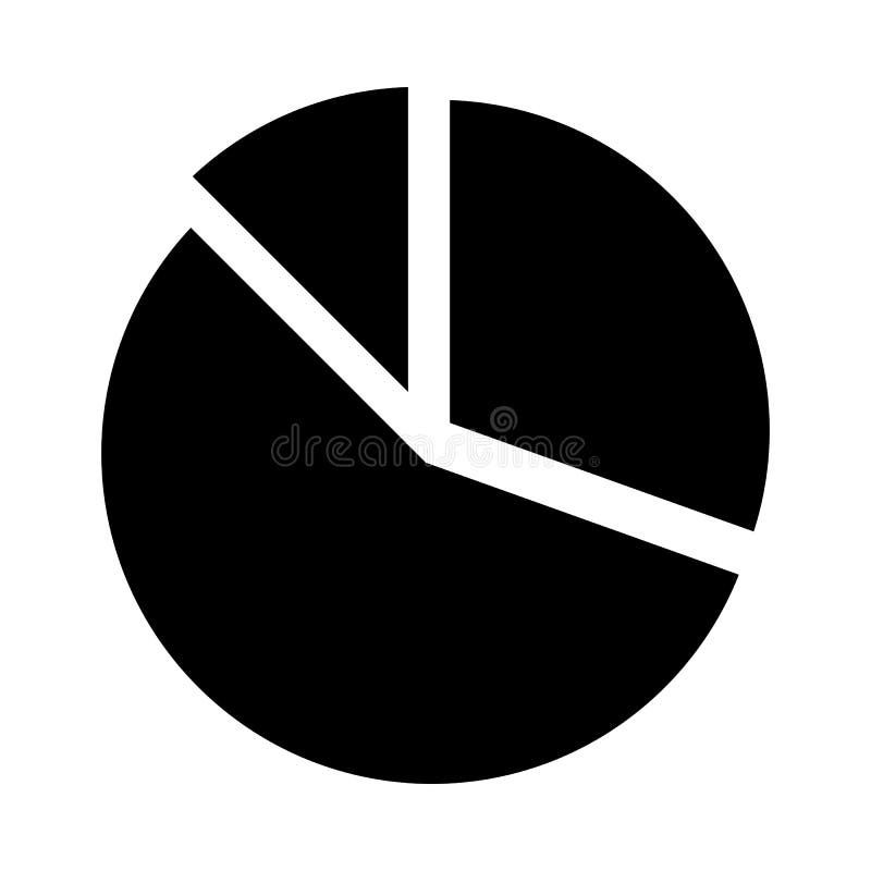 Pie Chart Icon stock vector. Illustration of concept - 146993559