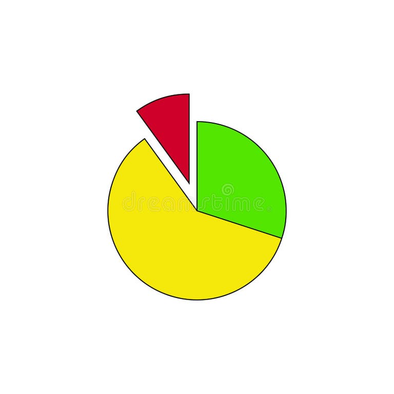 Pie Chart Icon. Colorful Statistical Graph. Data Analysis Symbol ...