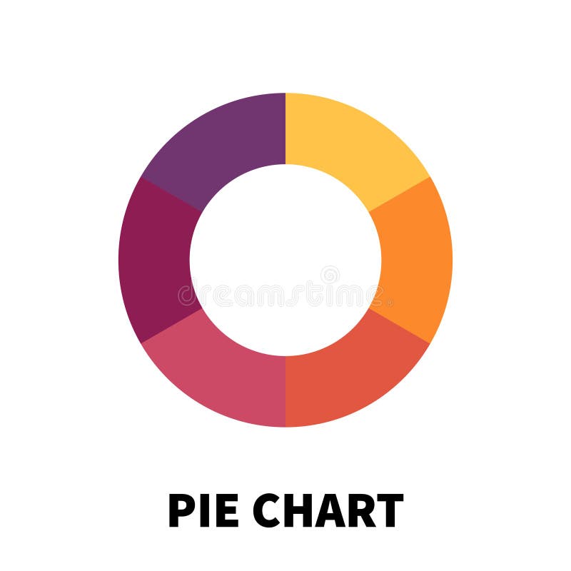 Pie Chart Icon or Logo in Modern Flat Style. Stock Vector ...