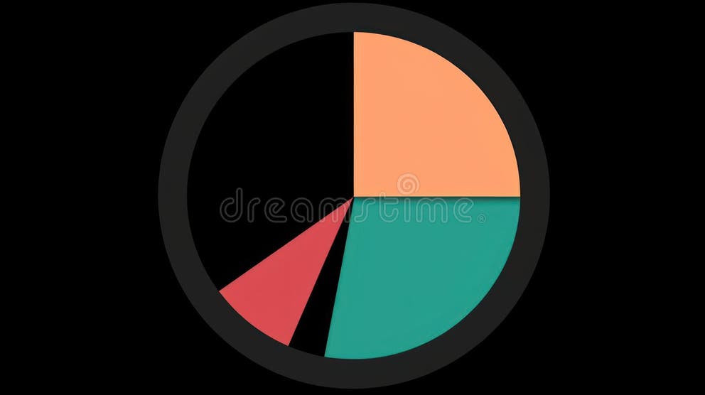 A Pie Chart Icon Representing the Graphical Representation of Data ...