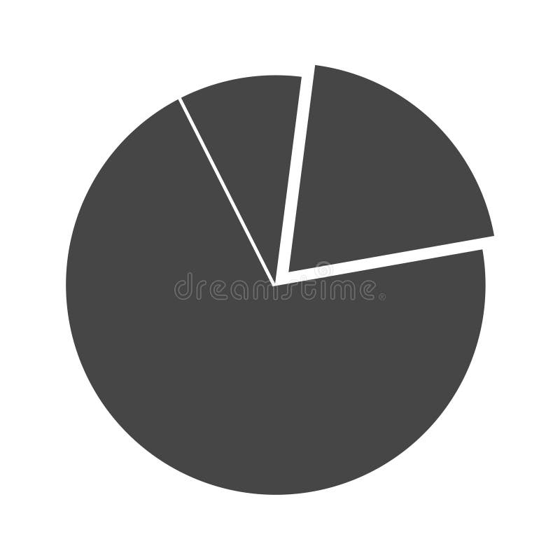 Pie chart icon stock vector. Illustration of business - 84189725