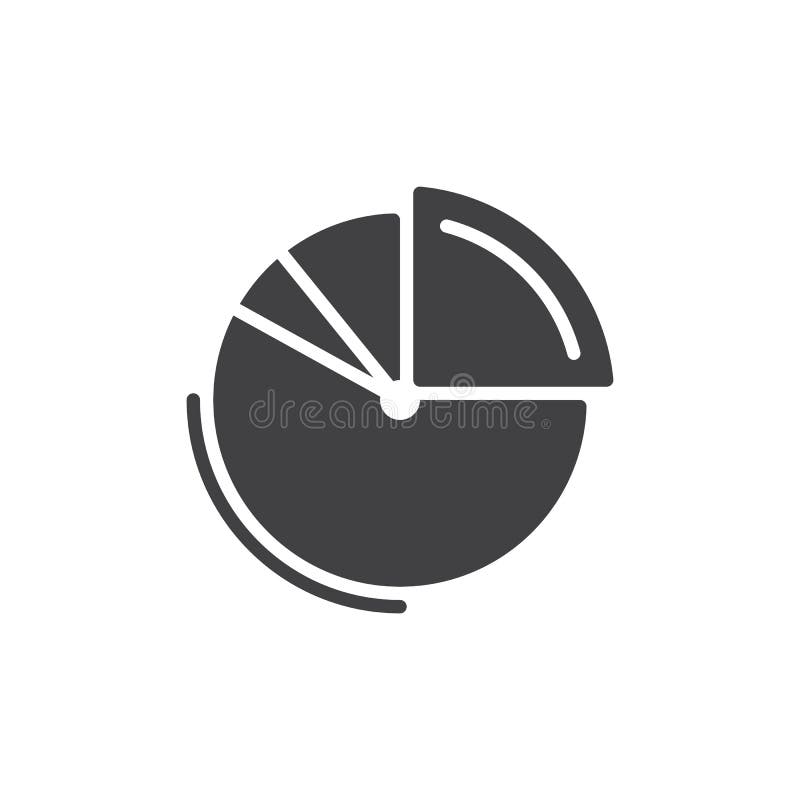 Pie Chart Icon Vector, Filled Flat Sign, Solid Pictogram Isolated on ...