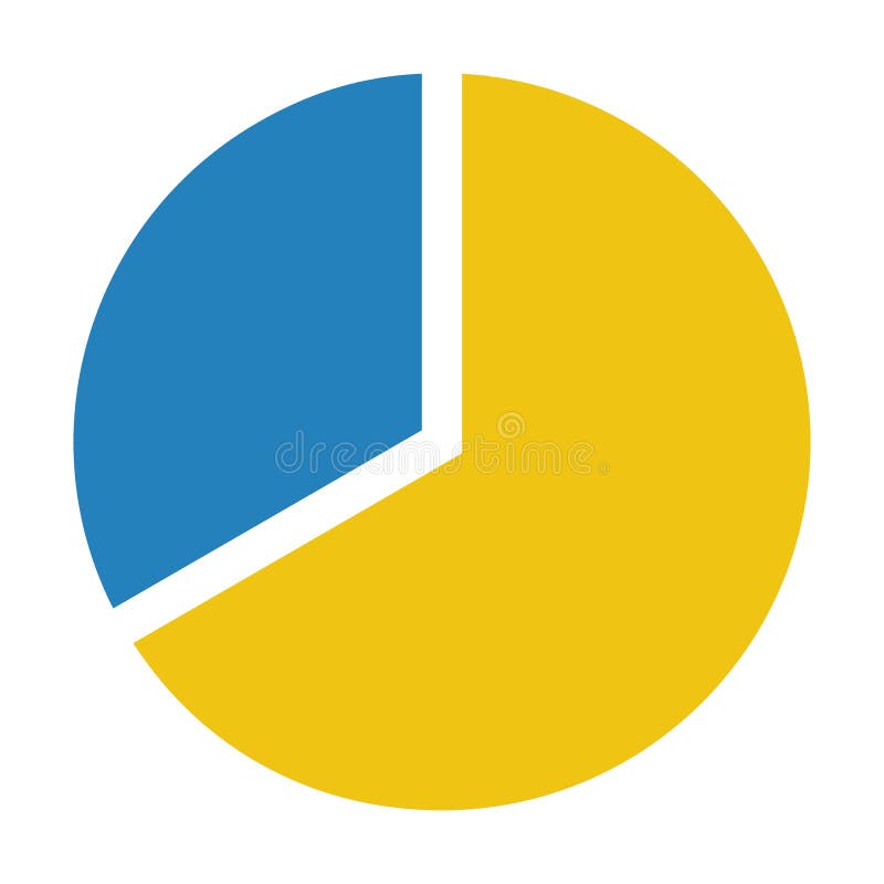Pie Chart Icon Vector Graph Diagram Symbol for Big Data Analytics ...