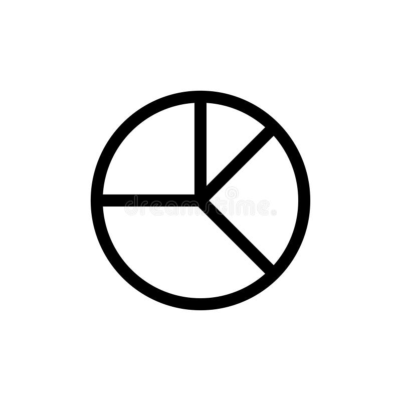 Pie Chart Icon Vector Illustration Template Design Trendy Stock Vector ...