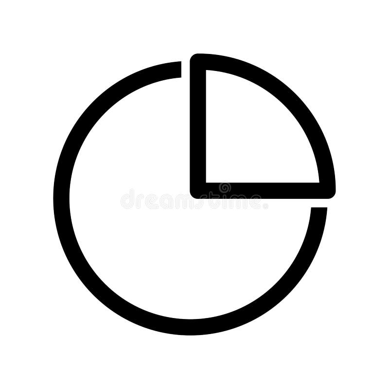 Pie Chart Icon Vector Illustration Template Design Trendy Stock Vector ...