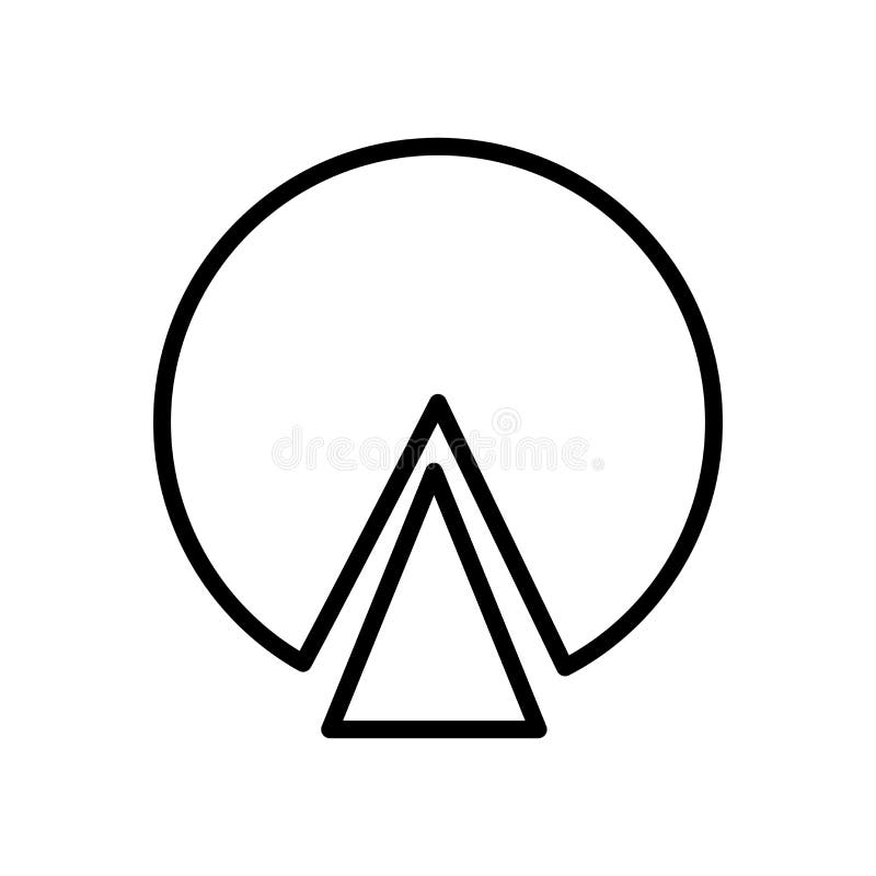 Pie Chart Icon Vector Isolated on White Background, Pie Chart Sign ...