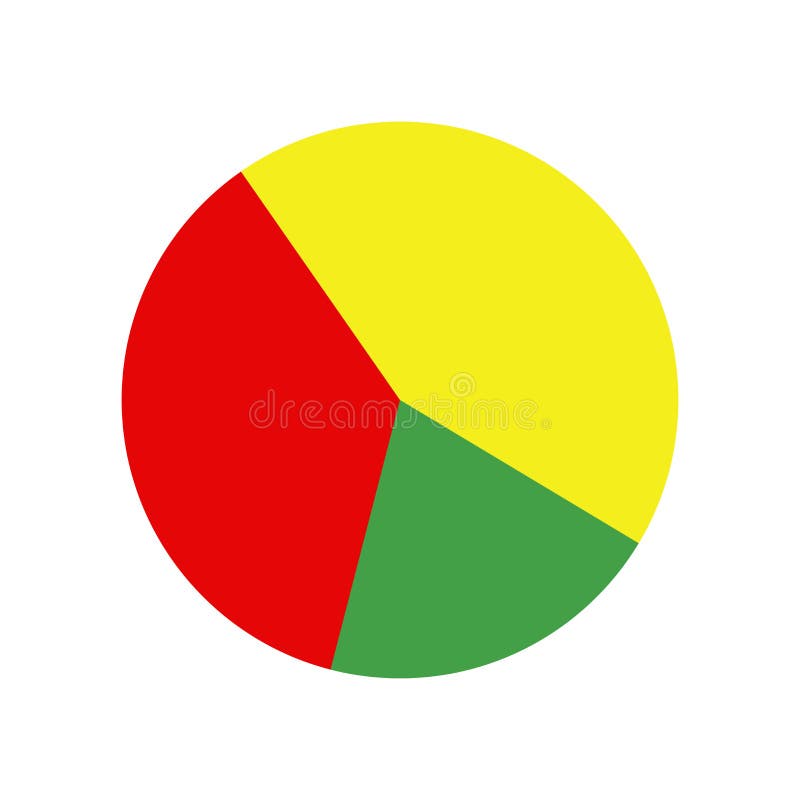 Pie Chart Icon Vector Isolated on White Background, Pie Chart Sign ...