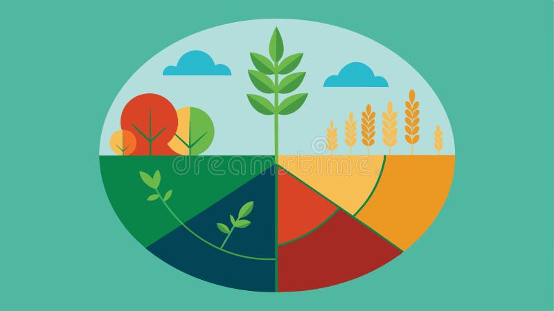 The Pie Chart Illustrated the Percentage of Different Crops that Have ...