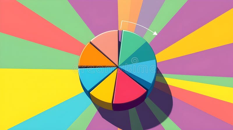 A Pie Chart Illustrating Budget Allocation Stock Illustration ...