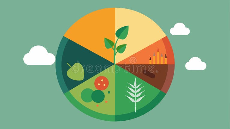 A Pie Chart Illustrating the Percentage of Decrease in Different Crop ...