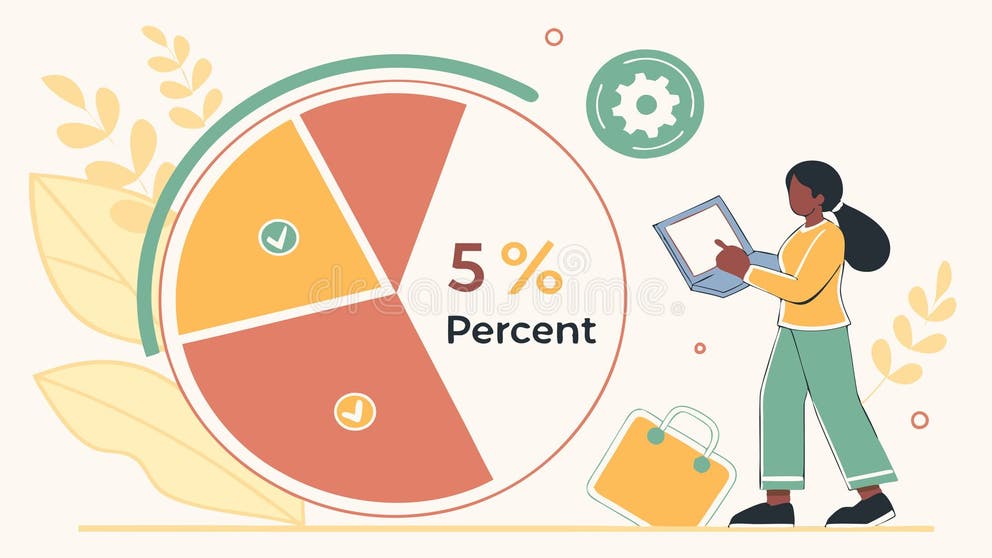 Pie Chart Infographic Data Percentage and Statistical Representation ...