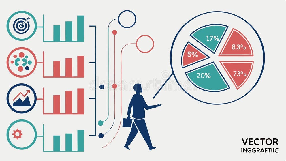 Pie Chart Infographic, Data Visualization, Statistics Analysis ...
