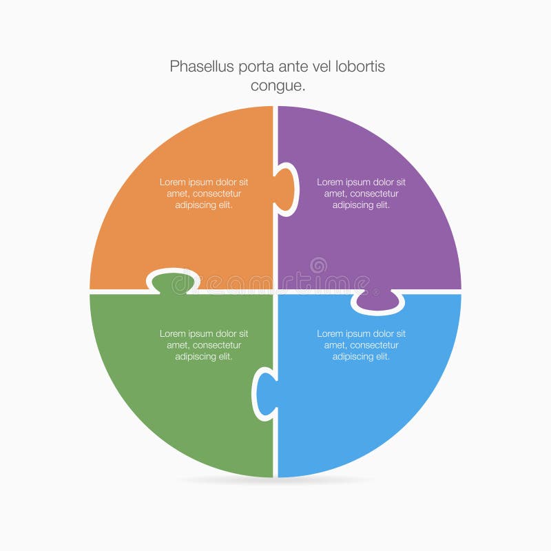 Pie chart for infographic stock vector. Illustration of infographic ...