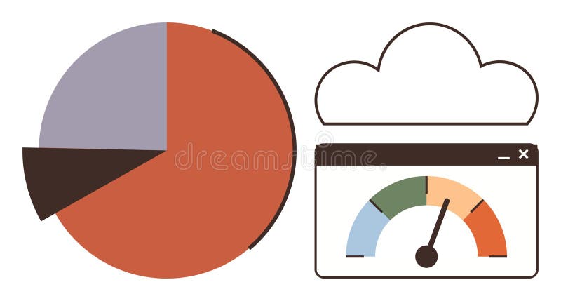 Cloud Data Analytics with Pie Chart and Performance Dashboard ...