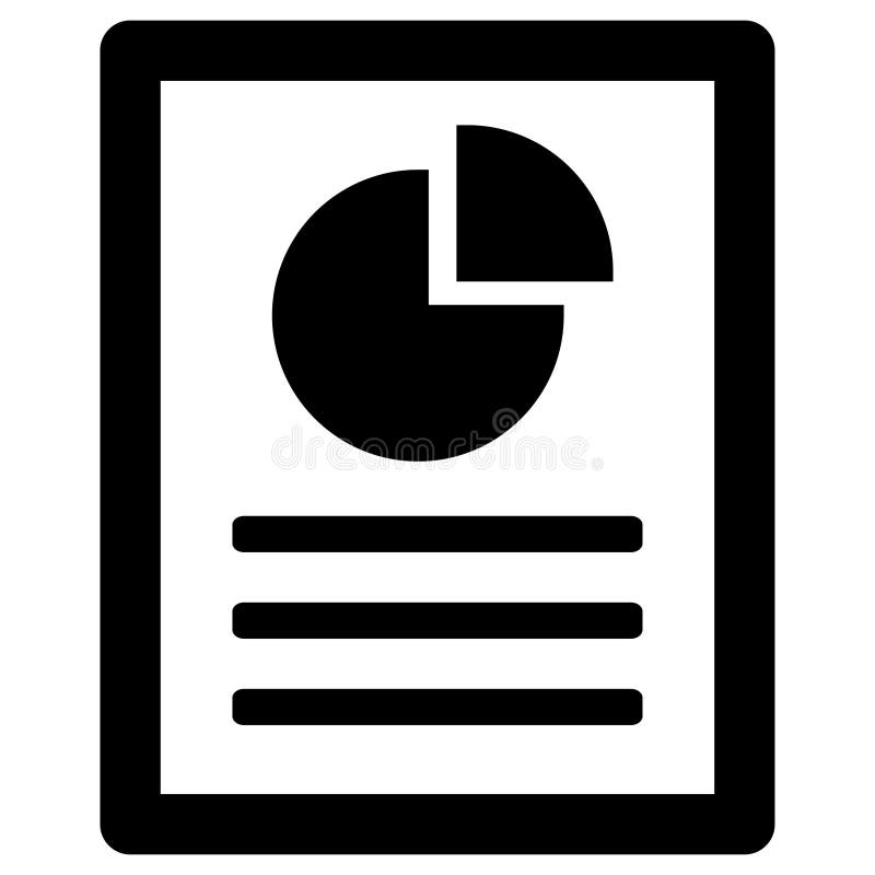 Pie chart report stock vector. Illustration of infographic - 213304974