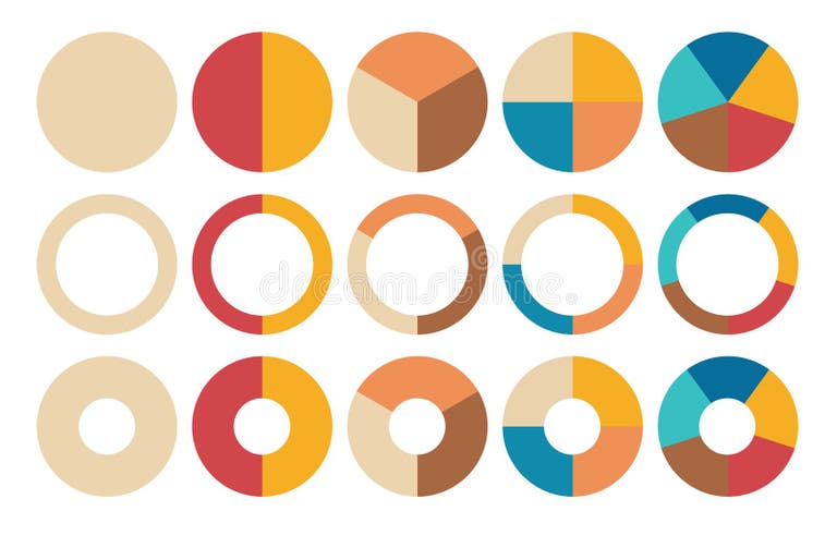 Three Segment Pie Chart Stock Illustrations 290 Three Segment Pie Chart Stock Illustrations