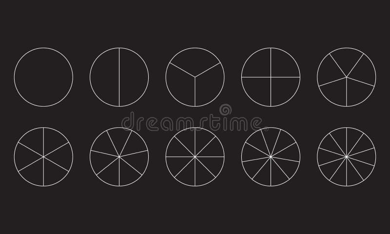 Pie Chart Set, Icon. 2,3,4,5,6 Segment Infographic. Geometric Element ... Pie Chart Set, Icon. 2,3,4,5,6 Segment Infographic. Geometric Element ...