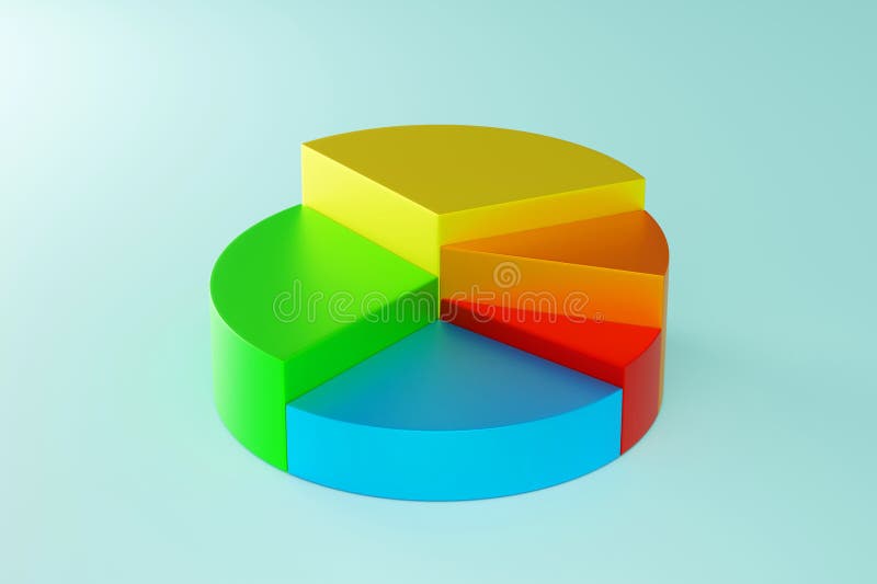 Pie Chart, Statistics Data Analysis Financial Presentation, Market ...