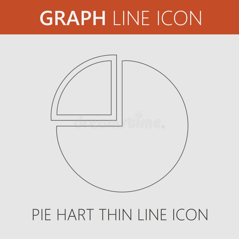 Pie chart vector icon stock vector. Illustration of abstract - 171758404