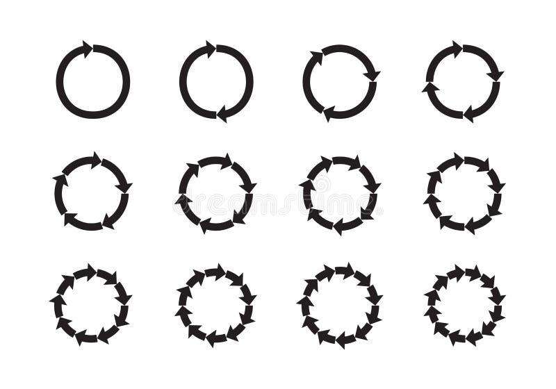 Eight Section Circle Stock Illustrations – 253 Eight Section Circle ...